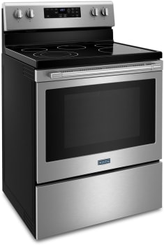 Maytag MER4600LS 30 Inch Freestanding Electric Range with 5 Element ...