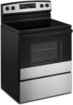 Amana AER6303MMS 30 Inch Electric Range with 4 Radiant Heating Elements ...