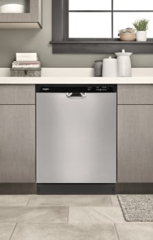 Whirlpool WDF332PAMS 24 Inch Full Console Dishwasher with 12 Place ...