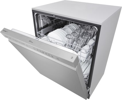 LG ADFD5448AT 24 Inch Full Console Smart Dishwasher with 14 Place ...