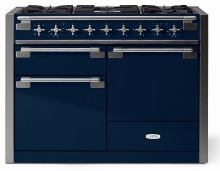 AGA AEL481DFABIND 48 Inch Freestanding Dual Fuel Range with 5 Sealed ...
