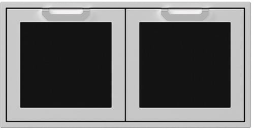 Hestan AGAD42BK 42 Inch Double Storage Doors with Welded Body ...