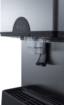AccuCold AIWD282 17 Inch Countertop Commercial Ice and Water Dispenser ...
