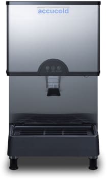 AccuCold AIWD282FLTR 17 Inch Countertop Commercial Ice and Water ...