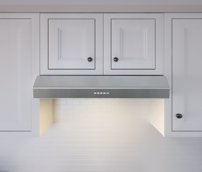 Zephyr AK1200CS 30 Inch Under Cabinet Range Hood with 3-Speed 400 CFM ...