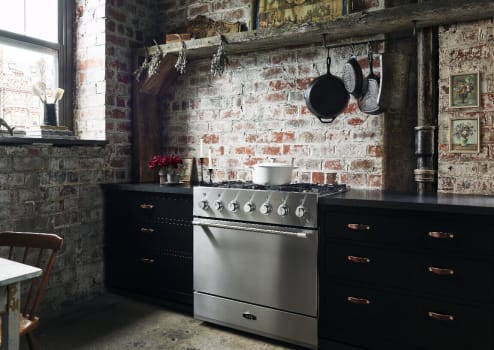 AGA AMC36DFIND 36 Inch Freestanding Dual Fuel Range with 5 Sealed ...