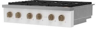 Cafe CGU366P4TW2 36 Inch Commercial-Style Gas Rangetop with 6 Sealed ...