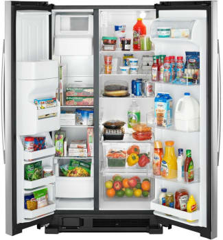 Amana ASI2575GRS 36 Inch Freestanding Side by Side Refrigerator with 24 ...