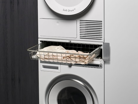 Asko ASWADREW2082 Stacked Washer & Dryer Set with Front Load Washer and ...