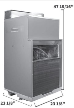 Amana AVH183H35AXXX 18,600 BTU Vertical Terminal Air Conditioner with ...