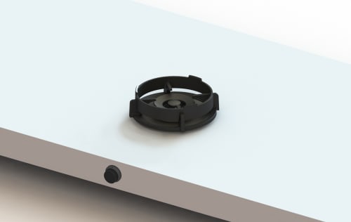 Pitt Cooking AZUMA1BFLP 12 Inch Modular Gas Cooktop with 650-17,000 BTU ...