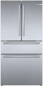Bosch B36CL80SNS 36 Inch Counter Depth French Door Smart Refrigerator ...