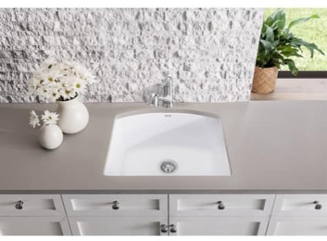 Blanco 440174 24 Inch Undermount Single Bowl Sink with 10 Inch Bowl ...
