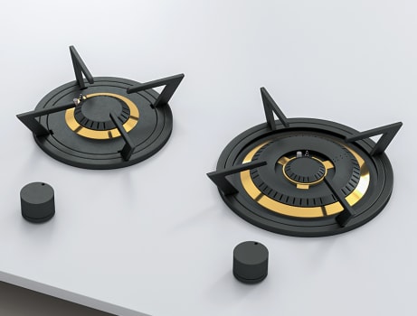 Tulip Cooking TC19481 25,150 BTU Modular Gas Cooktop with Two Sealed ...