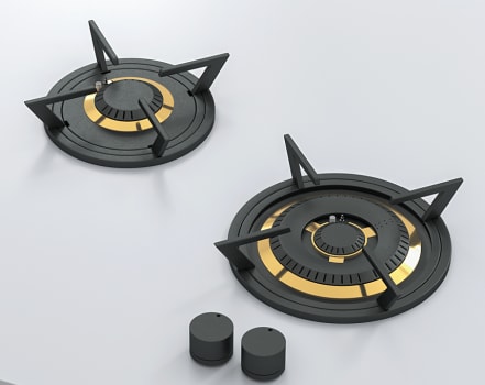 Tulip Cooking TC19512 25,150 BTU Modular Gas Cooktop with Two Sealed ...