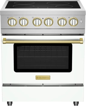 BlueStar BSIR30 30 Inch Freestanding Professional Induction Range with ...