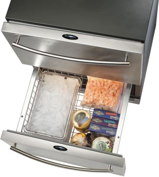 U-Line C2275DWRS00 24 Inch Built-in Combo Ice Maker/Refrigerator Drawer ...