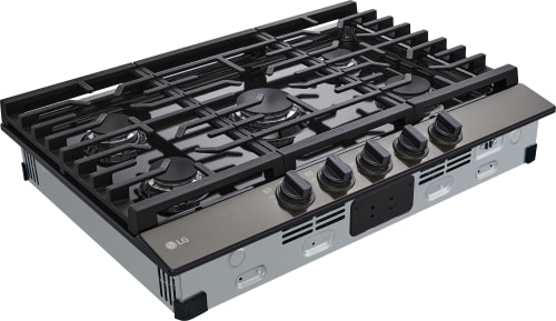 LG CBGJ3023D 30 Inch Gas Cooktop with 5 Sealed Burners, 20K BTU ...