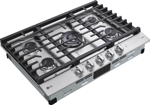 LG CBGJ3027S 30 Inch Gas Smart Cooktop with 5 Sealed Burners, 22K ...