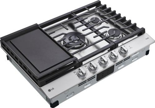 LG CBGJ3027S 30 Inch Gas Smart Cooktop with 5 Sealed Burners, 22K ...