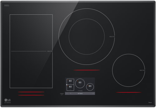 LG CBIS3018BE 30 Inch Smart Induction Cooktop with 4 Elements, 5KW ...