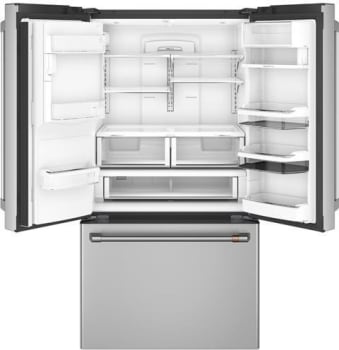Cafe CFE28TP2MS1 36 Inch French Door Smart Refrigerator with 27.8 Cu ...