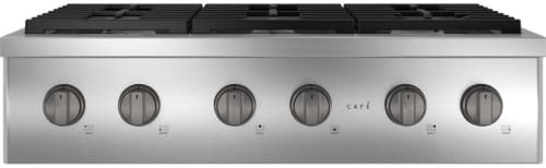 Cafe CGU366P2TS1HRDWR6 Commercial-Style Gas Rangetop with 6 Burners in ...