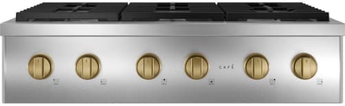 Cafe CGU366P2TS1HRDWR4 Commercial-Style Gas Rangetop with 6 Burners in ...