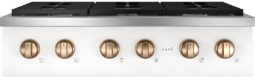 Cafe CGU366P4TW2HRDWR3 Commercial-Style Gas Rangetop with 6 Burners in ...