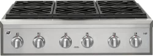 GE CGU366SEHSS 36 Inch Natural Gas Rangetop with Reversible Burner ...