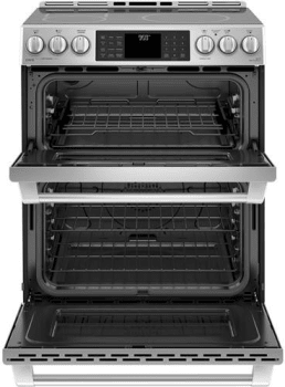 GE CHS995SELSS 30 Inch Slide-In Induction Range with True European ...