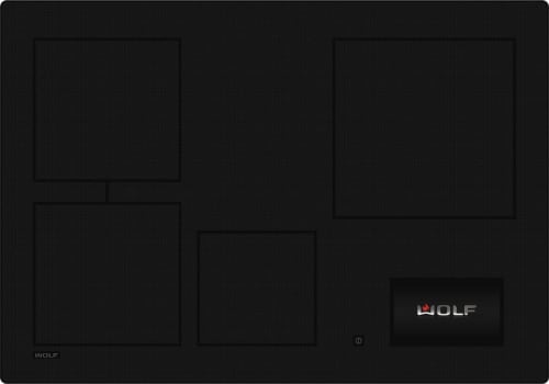 Wolf CI30460CB 30 Inch Induction Cooktop with 4 Cooking Zones, 17 Power ...