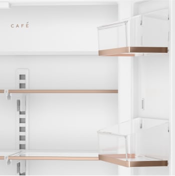 Cafe CIP36NP2VS1 36 Inch Counter Depth Built-In 4-Door French Door Smart Refrigerator with 20.1 ...