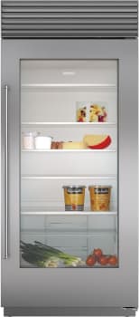 Sub-Zero SZREFFRCGSS36361 Side-by-Side Column Refrigerator & Freezer ...