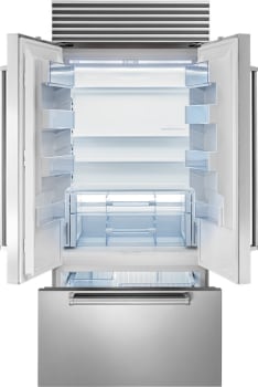 Sub-Zero CL3650UFDIDSP 36 Inch Built-In French Door Smart Refrigerator with 20.5 cu. ft. Total ...