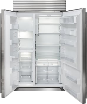Sub-Zero CL4850SIDSP 48 Inch Built-In Side-by-Side Smart Refrigerator ...