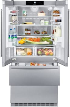 Liebherr CS2092 36 Inch Built-In French Door Refrigerator with 19.5 cu ...
