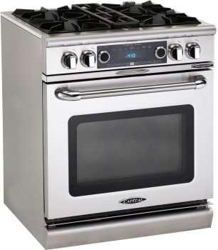 Capital COB304L 30 Inch Pro-Style Dual Fuel Range with 4 Open Burners ...