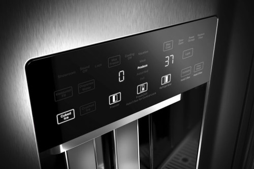 KitchenAid KBSD702MPS 42 Inch Built-In Side-by-Side Refrigerator with ...