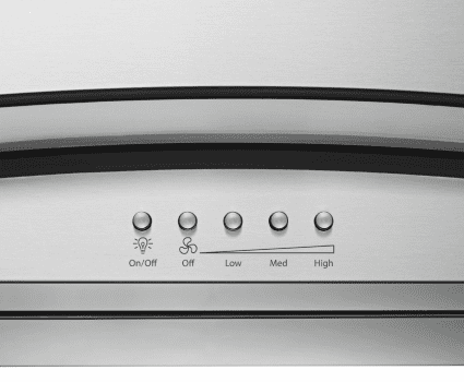 Whirlpool WVW75UC0DS 30 Inch Wall Mount Chimney Range Hood with 400 CFM ...