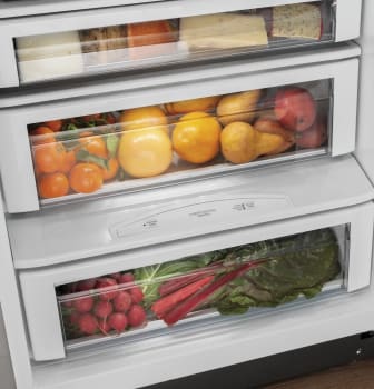 Cafe CSB42WP2NS1 42 Inch Built-In Side by Side Smart Refrigerator with ...