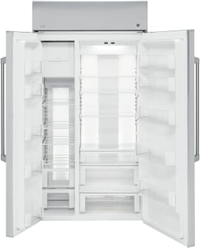 Cafe CSB42WSKSS 42 Inch Smart Side-By-Side Refrigerator with Wi-Fi ...