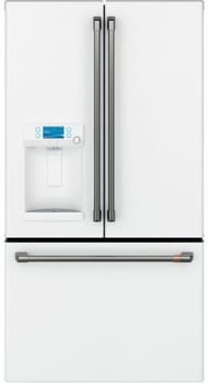Cafe CYE22TP4MW2 36 Inch Counter Depth French Door Smart Refrigerator ...