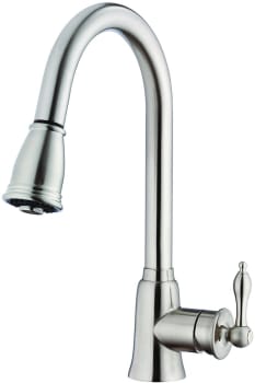 Danze® D454410SS Single Handle Stainless Steel Pull Down Kitchen Faucet