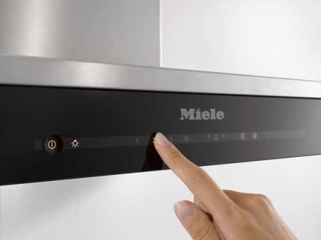 Miele DA6690WSS 36 Inch Puristic Wall Mount Chimney Hood with 625 CFM ...