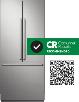 Dacor DRF367500AP 36 Inch Built-In Panel Ready French Door Refrigerator ...