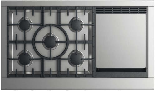 DCS CPV2485GDN 48 Inch Gas Cooktop with 5 Sealed Burners, Up to 121,500 ...