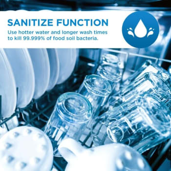 Danby DDW18D1ESS 18 Inch Full Console Built-In Dishwasher with 10 Place ...