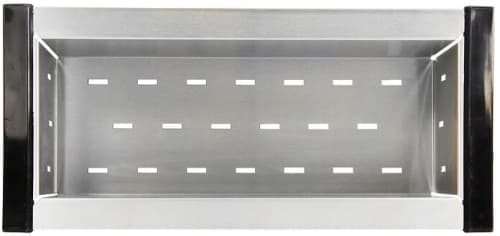 Nantucket Sinks DELUXECOLANDERPR17 Stainless Steel Colander with Rubber ...