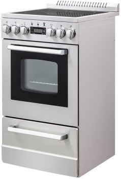 Avanti DER20P3S 20 Inch Deluxe Electric Range with 4 Radiant Elements ...